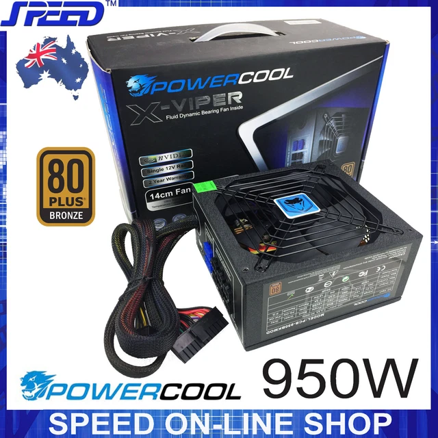 POWERCOOL X-VIPER 950W Modular 80+ Certified Power Supply - Gaming PC ...