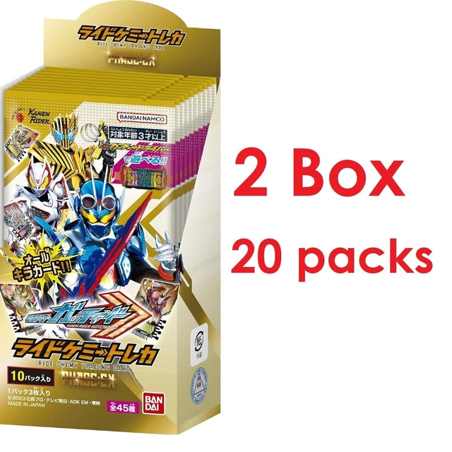 KAMEN RIDER GOTCHARD Ride Chemy Carte à collectionner PHASE:EX 2BOX (20... EUR 113,54 - PicClick FR