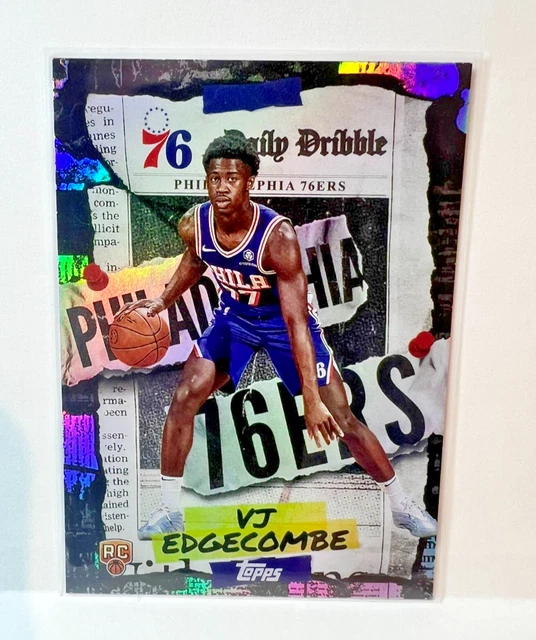 2025-26 TOPPS VJ Edgecombe Daily Dribble Rookie Holo Foil #DD-33 EUR 1 ...