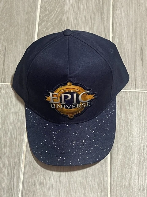 UNIVERSAL STUDIOS ORLANDO Epic Universe Preview Logo Hat Cap 2024 100% ...