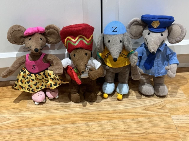 RASTAMOUSE, ZOOMER, SCRATCHY, Talking Plush Cuddly Soft Toy Cbeebies ...