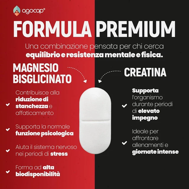 MAGNESIO BISGLICINATO + CREATINA. Magnesio Completo Con Magnesio ...