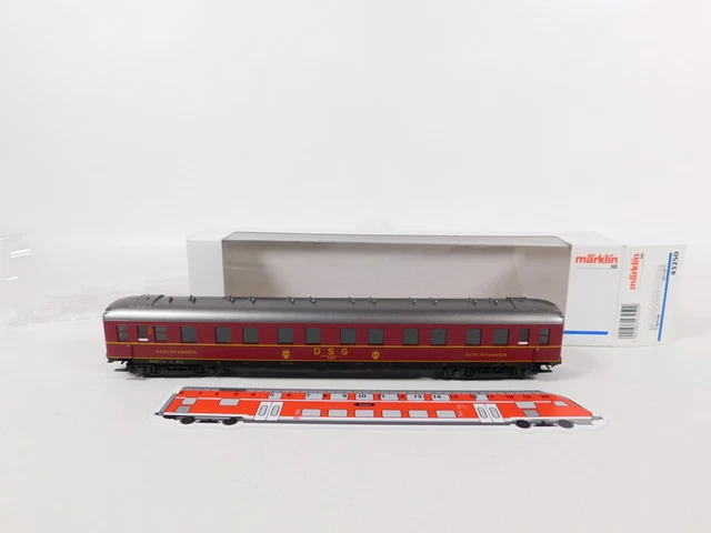 MÄRKLIN H0 AC 43250 DSG Sleeping Car DR DRG NEM KKK New In Box #EN20-0 ...