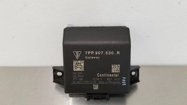 14 PORSCHE 911 991 Multiplex Network Gateway Control Module 7Pp907530R ...