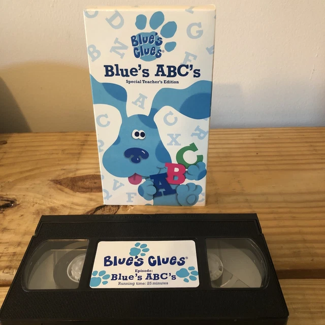 BLUE’S CLUES BLUE’S ABC’s (VHS, 1998) Special Teacher’s Edition EUR 19 ...