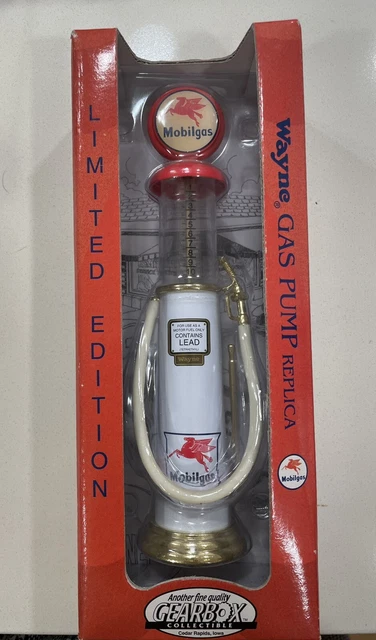 GEARBOX COLLECTIBLE WAYNE Gas Pump Replica "Mobil Gas" Limited Edition ...