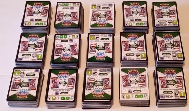 1520 POKEMON TCG Online Code Cards - BULK LOT - Pokemon Live Codes - 40 ...