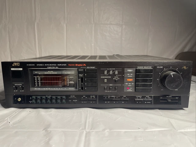 JVC A-X500V STEREO Integrated Amplifier Dynamic Super -A Works, Powers ...