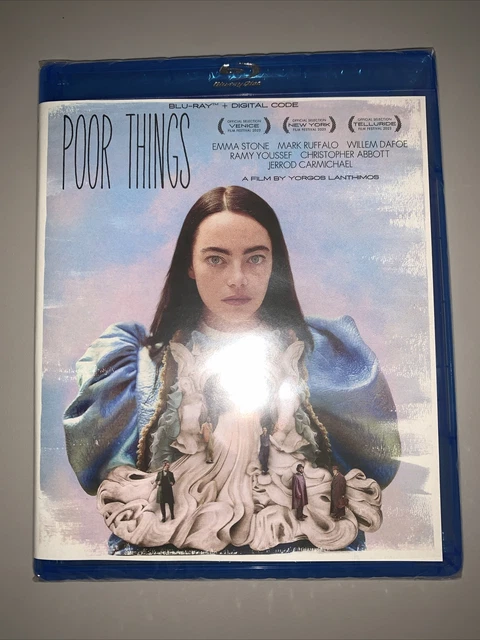 POOR THINGS (BLU-RAY, 2024) NUOVO Emma Stone Mark Ruffalo Willem Dafoe ...