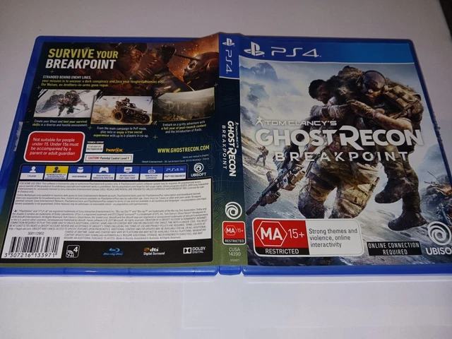 TOM CLANCY'S GHOST Recon Breakpoint (Sony Ps4 Game , Ma15+) $20.66 ...