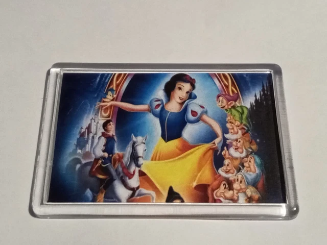WALT DISNEY SNOW White And The Seven Dwarfs Acrylic Fridge Magnet £5.99 ...