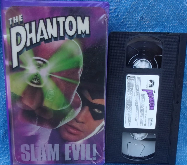 THE PHANTOM VHS Video With Hologram Clamshell Case 1997 Movie Slam Evil ...