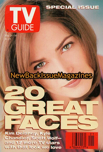 TV GUIDE 5/97,KIM Delaney,Tea Leoni,Sarah Michelle Gellar,Great Faces ...