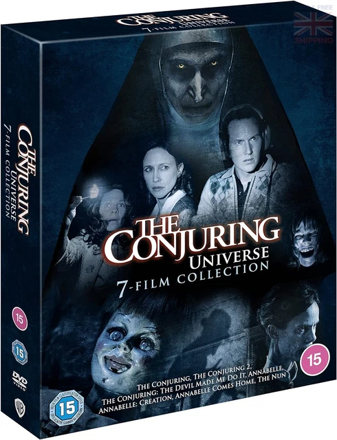 THE CONJURING UNIVERSE 7 Film Collection Box Set Horror Thriller DVD ...