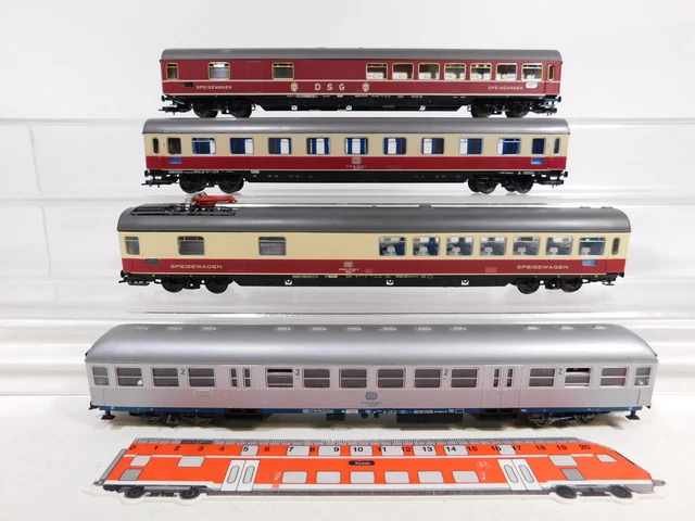 DF575-1 #4X ROCO H0 AC Dining Car Passenger Car,DB / DSG Light: Arümz ...