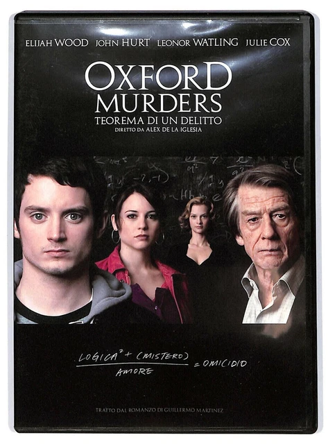 DVD 2008 OXFORD MURDERS - TEOREMA DI UN DELITTO 00824 ottimo usato Elijah Wood EUR 11,00 ...