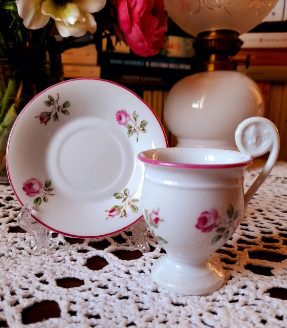 RICHARD GINORI TAZZINA Caffè Mignon forma Impero decoro Roselline EUR ...