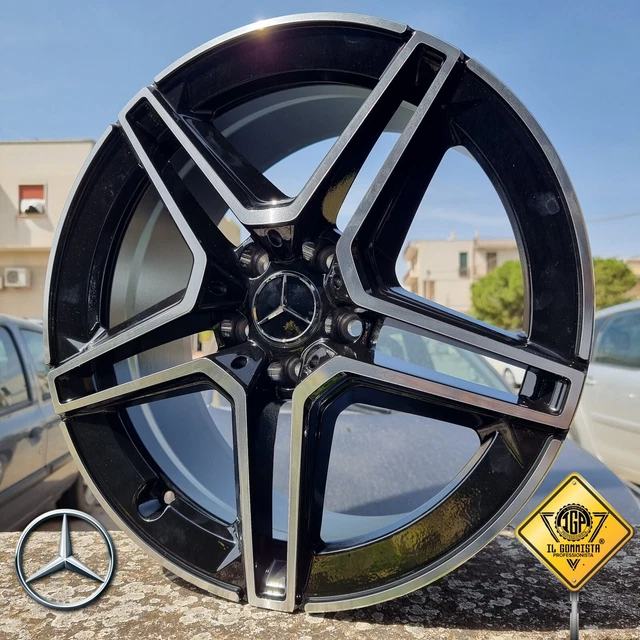 AMG KIT 4 Cerchi In Lega 18" Compatibili con Mercedes Classe C W205 CLA ...
