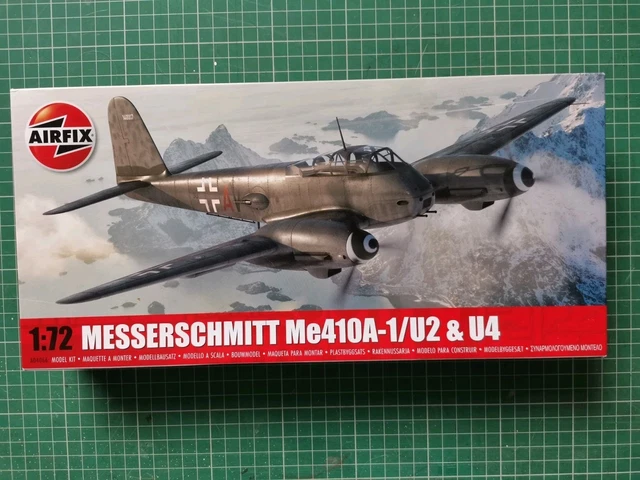 AIRFIX MESSERSCHMITT ME-410A-1/U-2/U4 1:72 Model Kit *NEW* Luftwaffe ...