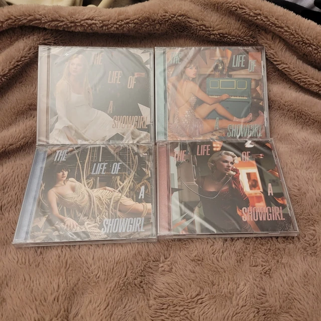 TAYLOR SWIFT - THE LIFE OF A SHOWGIRL: LIMITED BONUS ACOUSTIC CD’s X4 ...
