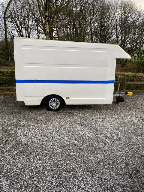 BOX TRAILER EX-BT on galvanised trailer. £1,500.00 - PicClick UK