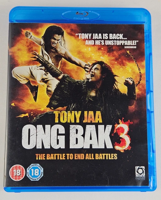 ONG BAK 3 Blu-ray Region B - VGC - Mint Disc £7.75 - PicClick UK