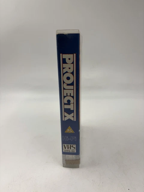 PROJECT X (1987) VHS BIG BOX EX-RENTAL MATTHEW BRODERICK VERY RARE £49. ...