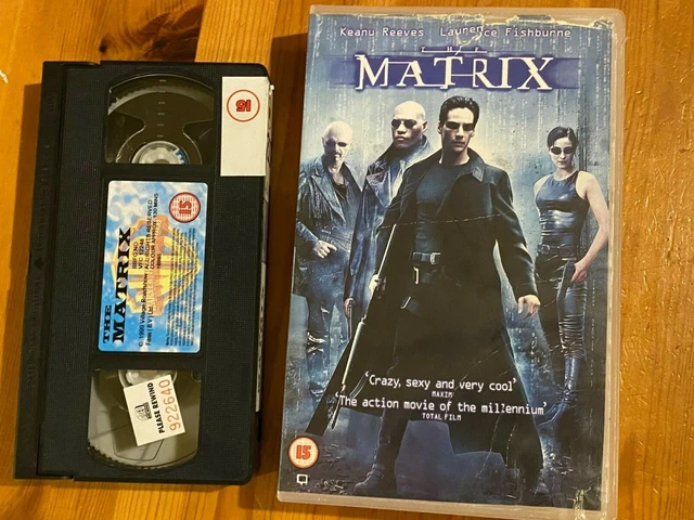 THE MATRIX KEANU Reeves VHS Video BIG CASE Ex rental £7.00 - PicClick UK