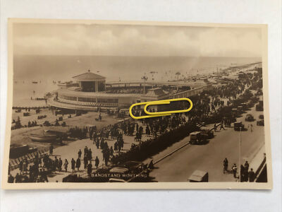 WORTHING SUSSEX:THE BANDSTAND, Animated Promenade, Vintage Vehicles ...