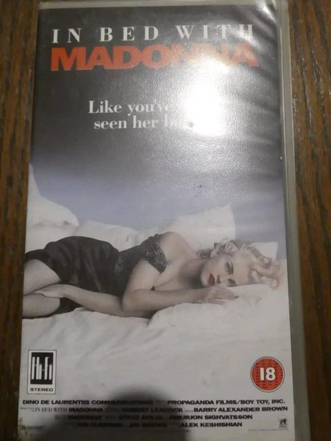 GENUINE IN BED With Madonna Vhs Cassette Tape Rare Used Uk Only £1.24 - PicClick UK