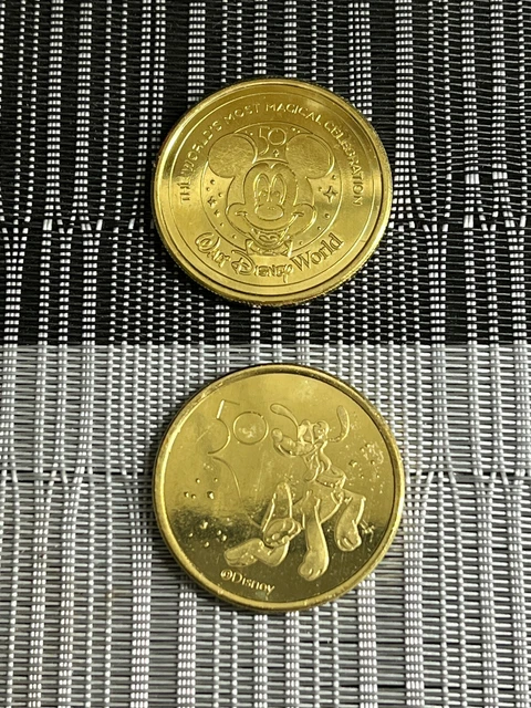 NEW! WALT DISNEY WORLD 50th ANNIVERSARY PLUTO MICKEY'S DOG GOLD ...