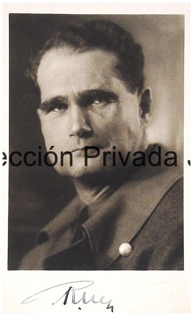 ORIGINAL RUDOLF HESS Signature - WWII Historical Document £1,400.84 ...