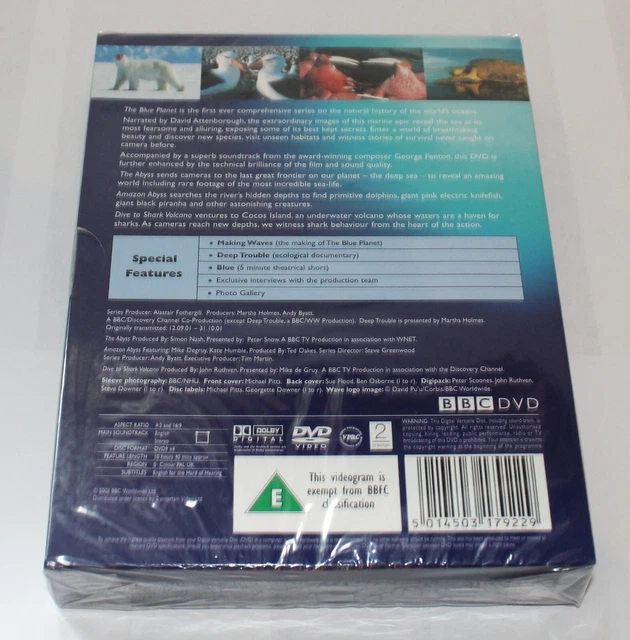 BBC THE BLUE Planet 4 Disc Dvd Boxset (New & Sealed)!!! £2.95 - PicClick UK
