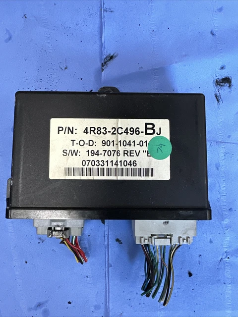 JAGUAR S TYPE Parking Brake Module Ecu Electronic Hand Brake 4R83-2C496 ...