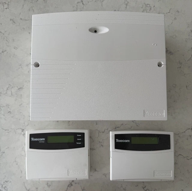 TEXECOM CFE-0001 VERITAS Excel Burglar Alarm Control Panel with LCD ...
