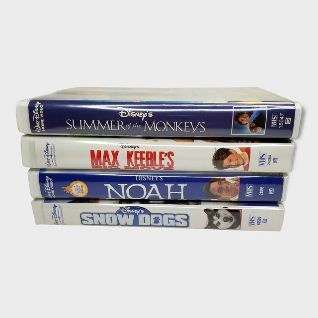 LOT DISNEY VHS Summer of Monkeys Noah Max Keeble's Big Move Snow Dogs ...