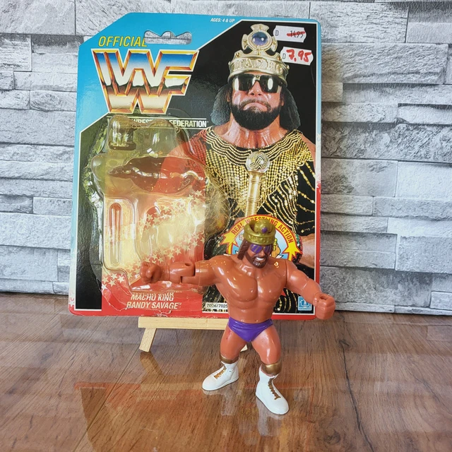 MACHO KING / Macho Man WWF Wrestling Action-Figur Hasbro + OVP, OB ...