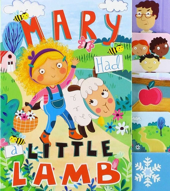 MARÍA HAD UN Poco Lamb (Nursery Rhyme Tablero Libros) Por ,Nuevo Libro ...