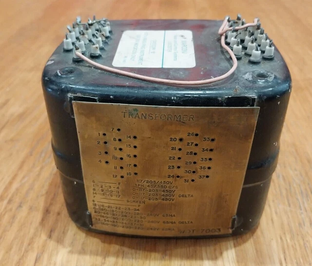 EX-MOD WODEN STEP-DOWN Slave Transformer WOT 7003 3-Phase 0-240V, 65mA ...