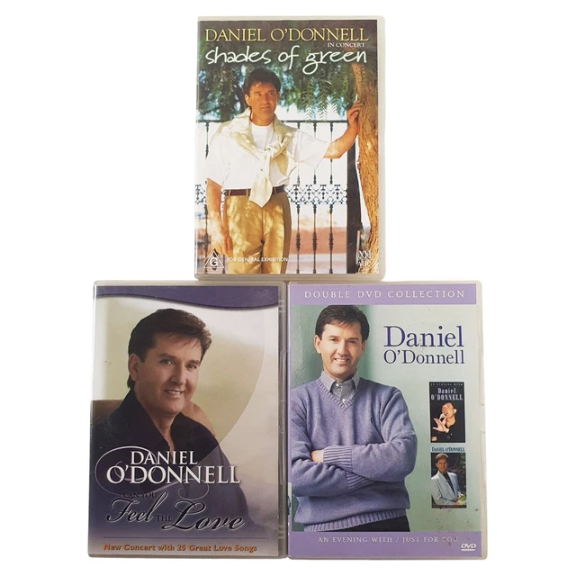 DANIEL O'DONNELL DVD Collection Set of 3 Concert & TV Shows Region All ...