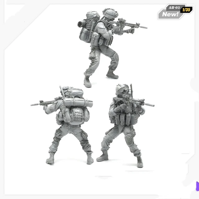 1:35 RESIN FIGURE model kit Modern US Special Forces C Unassembled ...