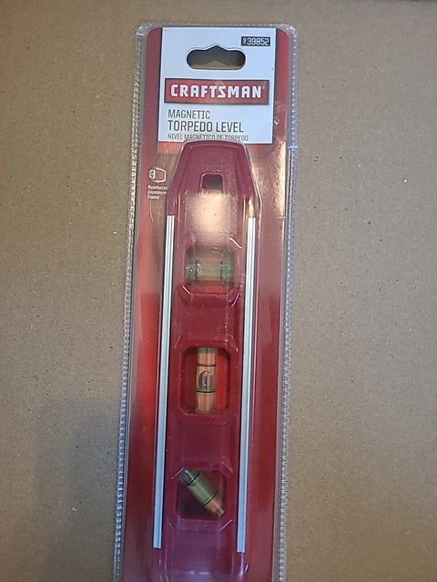 NEW CRAFTSMAN 9& Magnetic 3-way Torpedo Level Model 9-39852 $20.00 ...