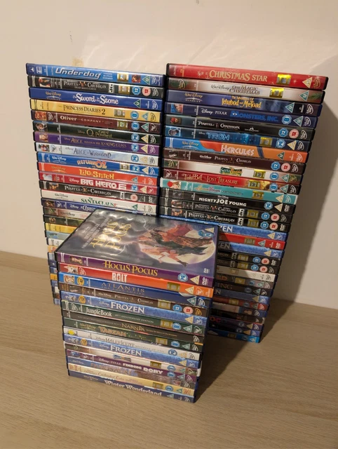 LARGE DISNEY DVD Bundle. Children's Family, Kids, Job Lot Disney. 70 ...