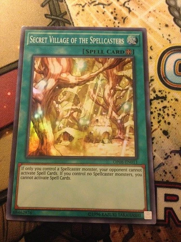 SECRET VILLAGE Of The Spellcasters *** Op08-En011 Super Rare Yugioh ...