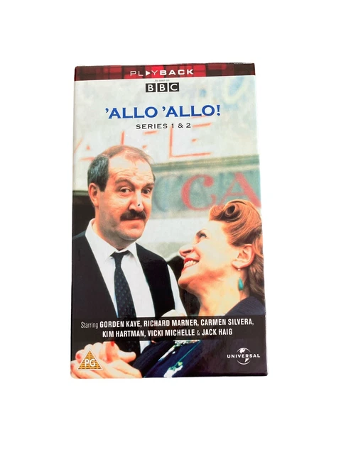 ALLO ALLO VHS Box Set Series 1 & 2 Video Tape Comedy BBC Playback PG ...