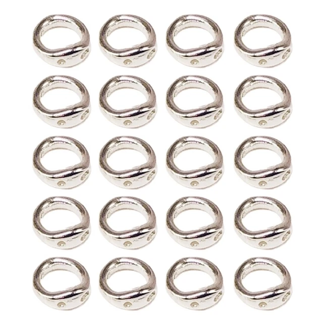 VERSATILE TWO HOLE Rings Clasps Beading Connect Links for Jewelry ...