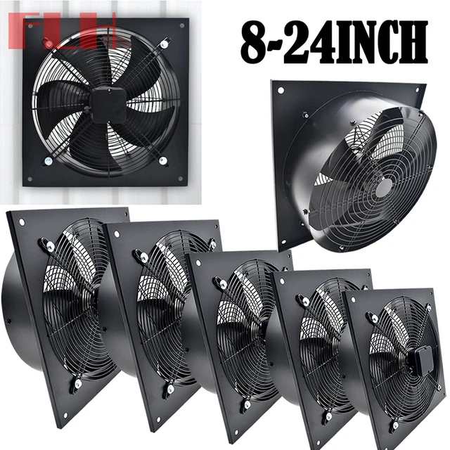 LARGE INDUSTRIAL EXTRACTOR Plate Fan Ventilation Axial Exhaust Air ...
