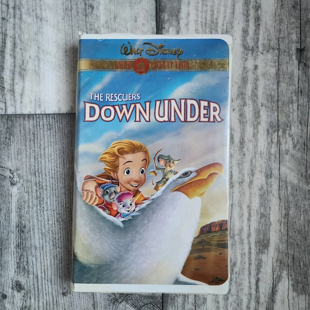 THE RESCUERS DOWN Under Vhs, Gold Collection Edition Family ...