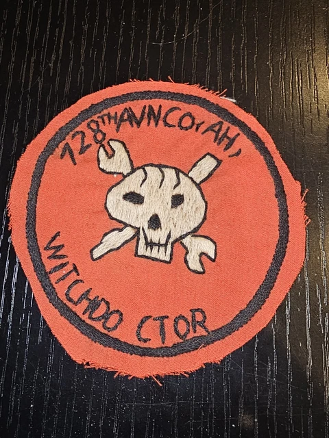 1960S US ARMY Vietnamese Made Cold War 728th Aviation Company Patch L ...