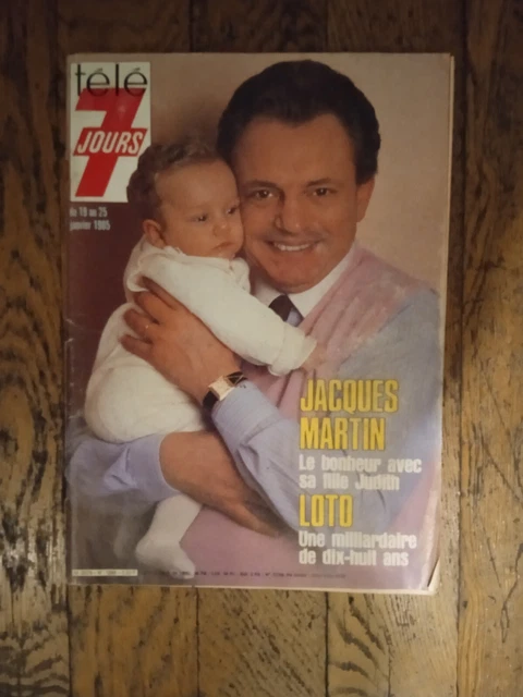 MAGAZINE TÉLÉ 7 jours de 1985 - Jacques Martin EUR 4,00 - PicClick FR
